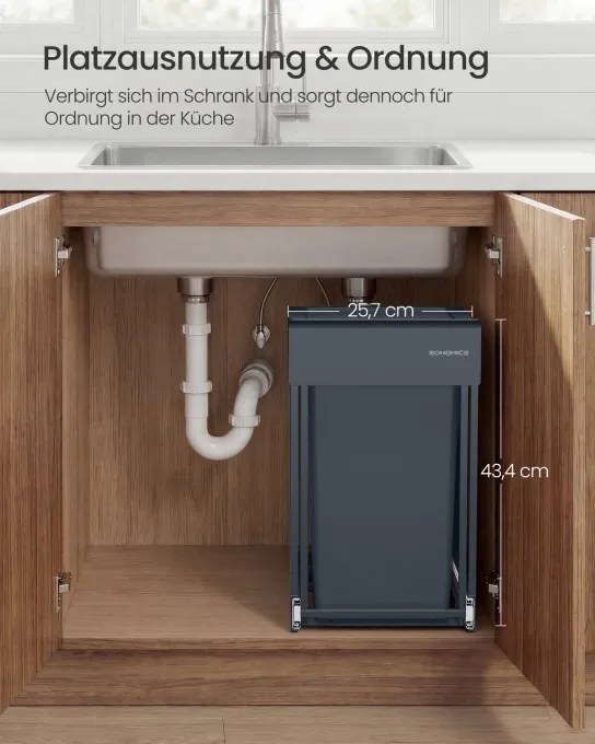Výsuvný odpadkový koš do kuchyňské skříňky LTB920GZ01