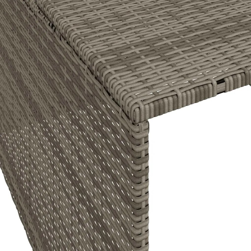vidaXL Garáž pro robotickou sekačku 86x90x52/57 cm polyratan [365404] Barva: Béžová
