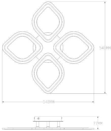 Zuma Line MS236040R-WH-LED Stm. svítidlo ILLUMIA LED/30W/230V 3000-6000K bílá+DO