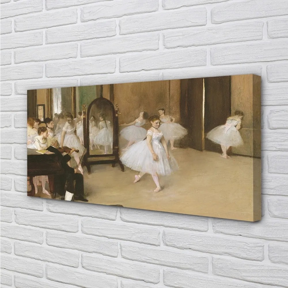 Obrazy na plátně Baletní tanec zábava 125x50 cm