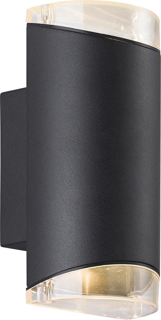 Venkovní světlo Nordlux Arn (černá) Venkovní nástěnná svítidla hliník, plast IP44 45481003