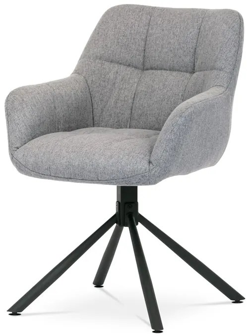 Autronic Jídelní židle HC-532 Barva potahu: Stříbrnošedá