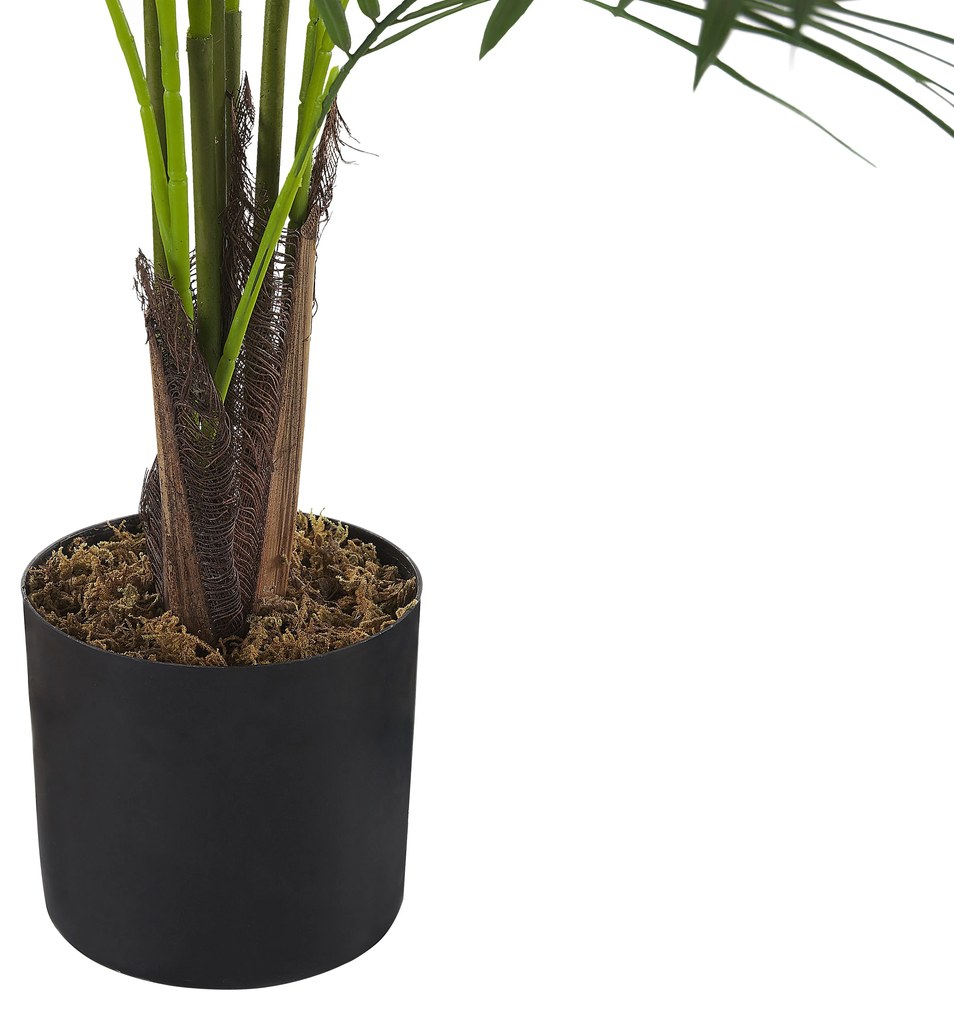 Umělá rostlina v květináči 120 cm ARECA PALM Beliani