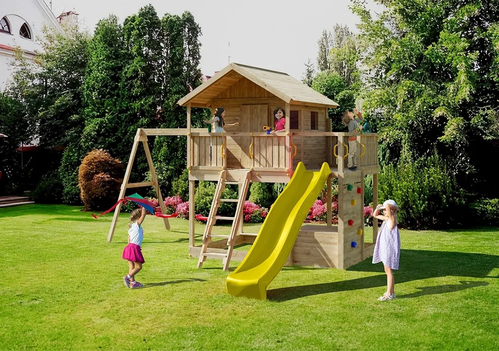 Marimex | Dětské hřiště Marimex Play Basic 015 + žlutá skluzavka | 11640671