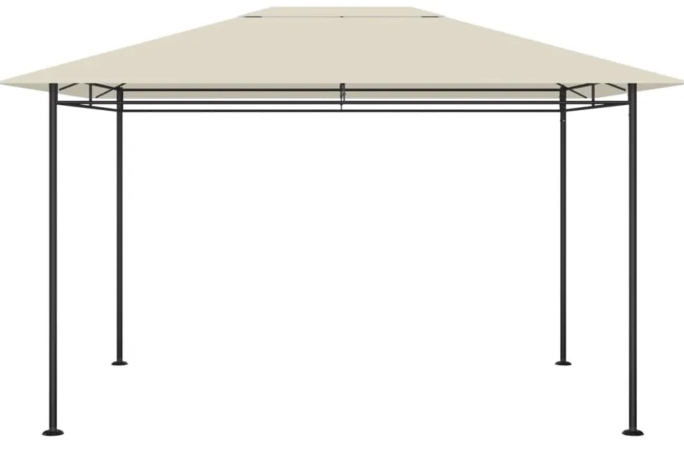 vidaXL Marketos Altán 384x281x270 cm taupe 180 g/m²