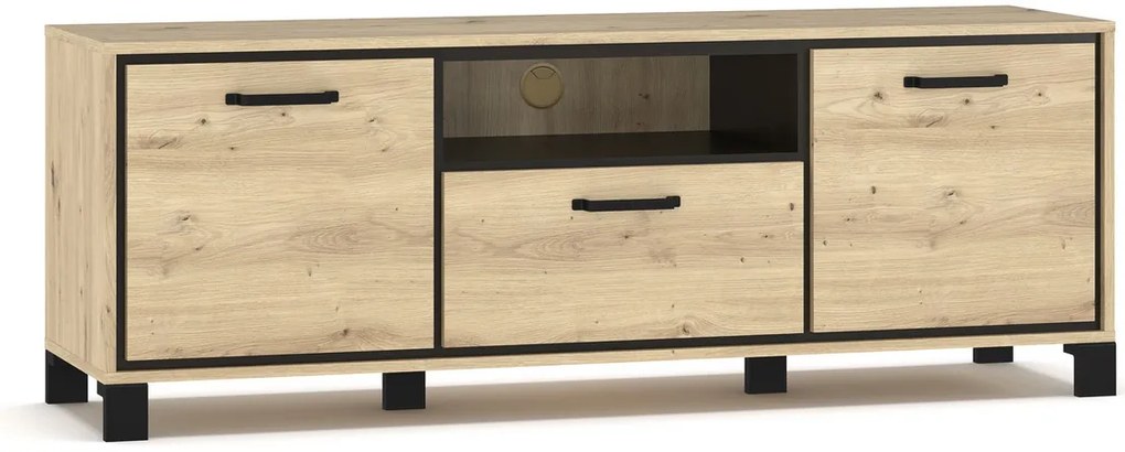 Casarredo Televizní stolek 2D1S BUCKET dub artisan/wenge