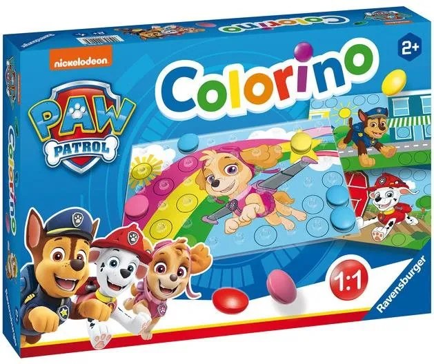 Stolní hra ravensburger 223657 colorino tlapková patrola