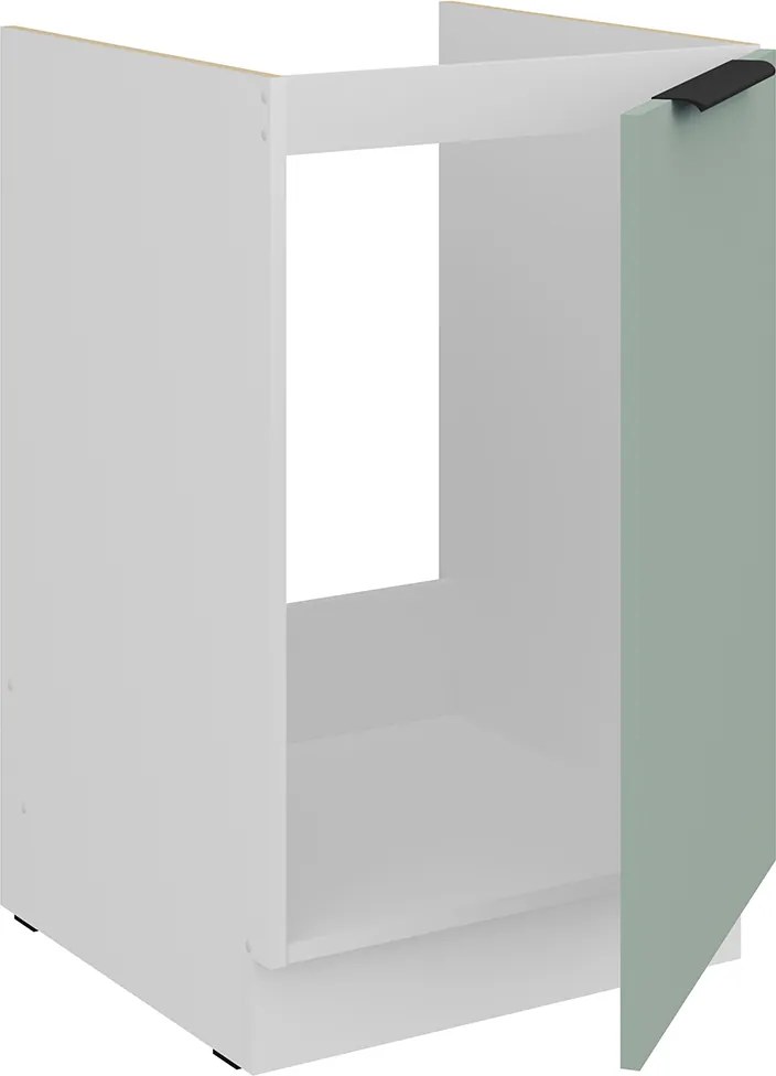 ARIA sb | dolní skříňka 50 ZL 1F dřezová | 50 cm | ANTI FINGERPRINT povrch | bílá/aquamarine