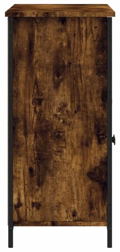 Příborník kouřový dub 100 x 35 x 75 cm kompozitní dřevo - Default Title