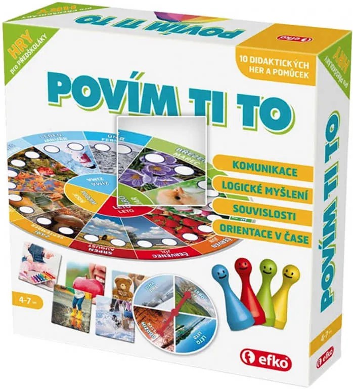 EFKO Soubor her Povím ti to 10 didaktických her a pomůcek v krabici ef54980