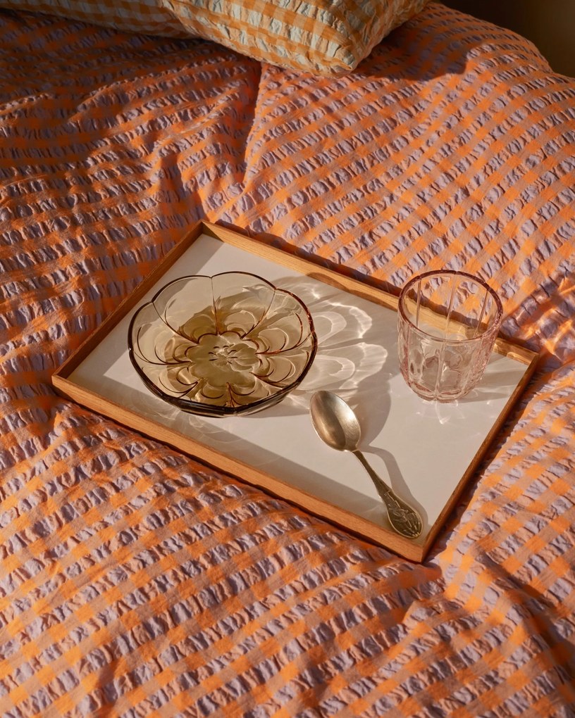 Talíře dezertní Lily nízké 16 cm karamelově hnědé 2 ks
