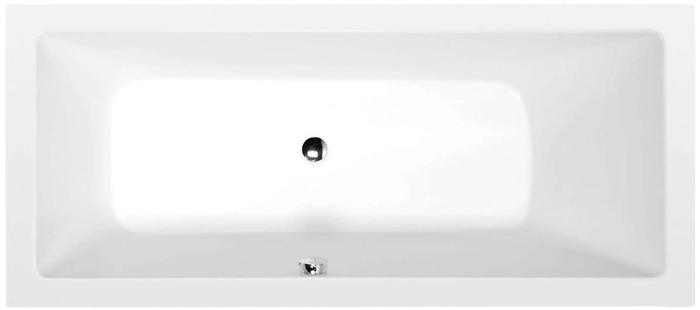 Polysan - Obdélníková vana MIMOA, 170x75x39 cm, bílá 71709