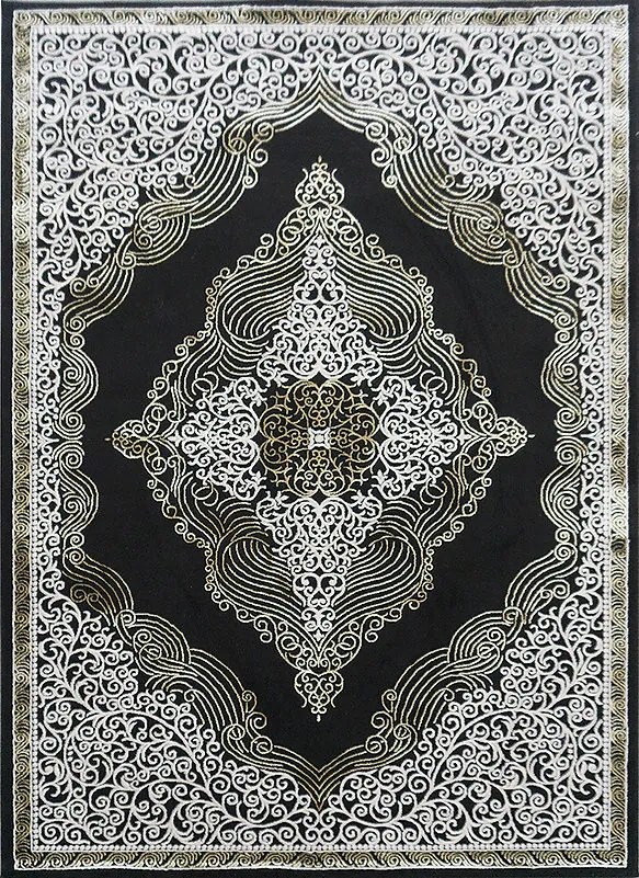 Berfin Dywany Kusový koberec Elite 3935 Black Gold - 240x330 cm