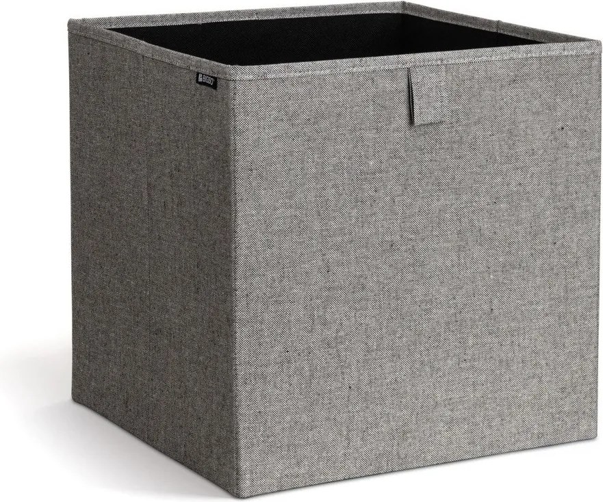 Šedý látkový úložný box 32x31,5x31,5 cm Soft Storage Cube – Bigso