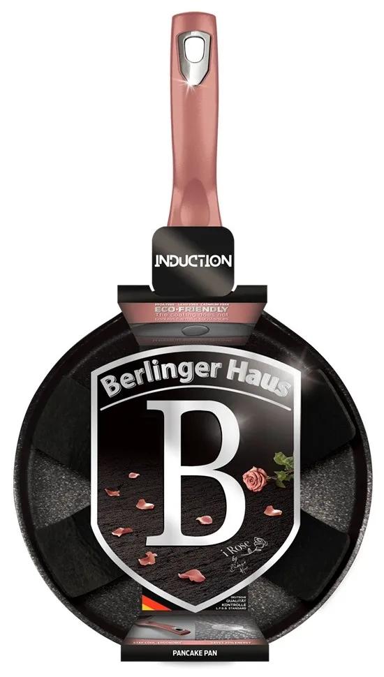 BERLINGERHAUS Pánev na palačinky s titanovým povrchem 25 cm I-Rose Edition BH-6031