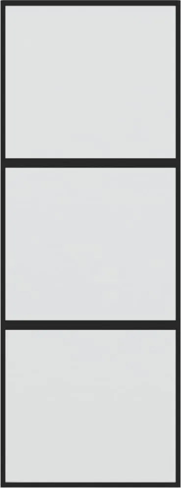 vidaXL Posuvné dveře 76 x 205 cm čiré ESG sklo a hliník [155198] Barva: zlatá