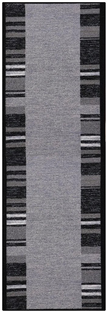 Berfin Dywany, Protiskluzový běhoun na míru Zel 1016 Silver (Grey), šíře 120 cm, šedá, chodba / předsíň