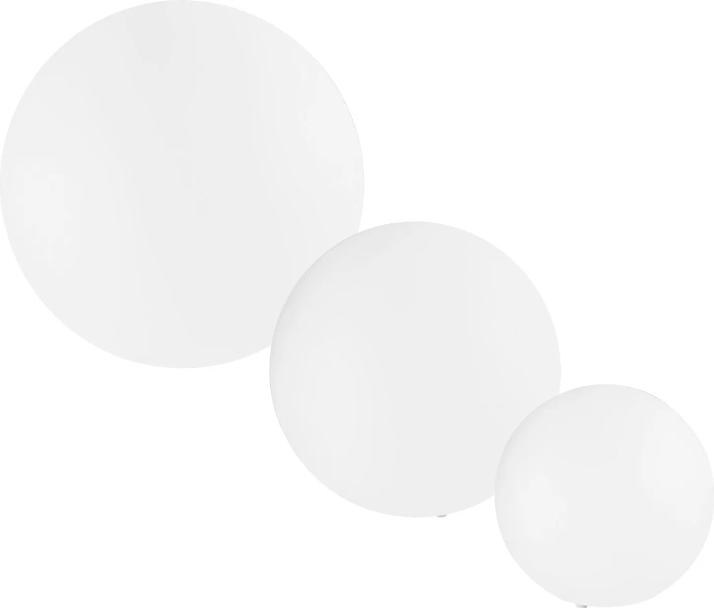FAN I-GECO-SFERA-E-L50 Venkovní svítidlo Geco, bílá, 1 x E27, IP65, výška 50 cm, kabel 250 cm - FANEUROPE