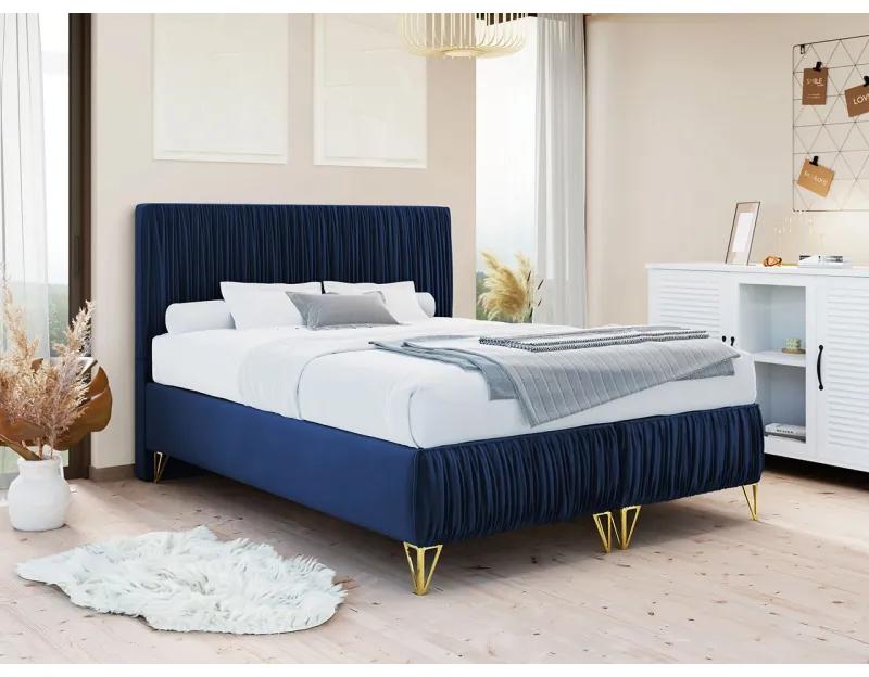 Manželská postel Kottos II, Potah: Amor Velvet 4305, Rozměr postele: 160 x 200 cm