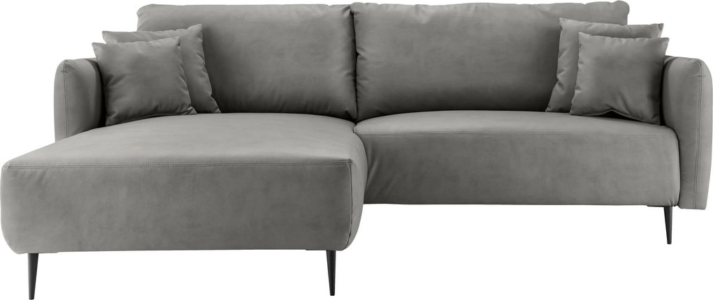 XXXLutz ROHOVÁ SEDAČKA, textil, šedá Livetastic - Sedací soupravy - 002310012376