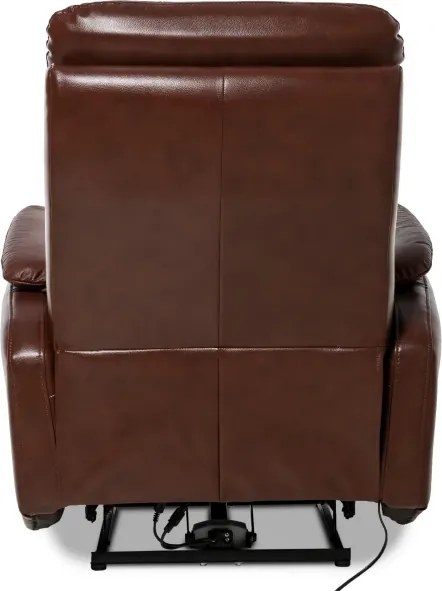 Kožené polohovací křeslo ELEGANT 2, koňak K 2136 (RE Typ 2)