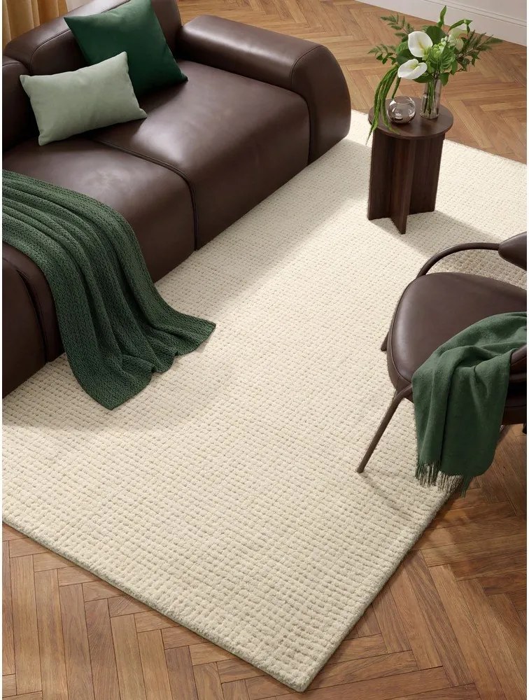 Krémový vlněný koberec 80x150 cm Eloise – Hanse Home