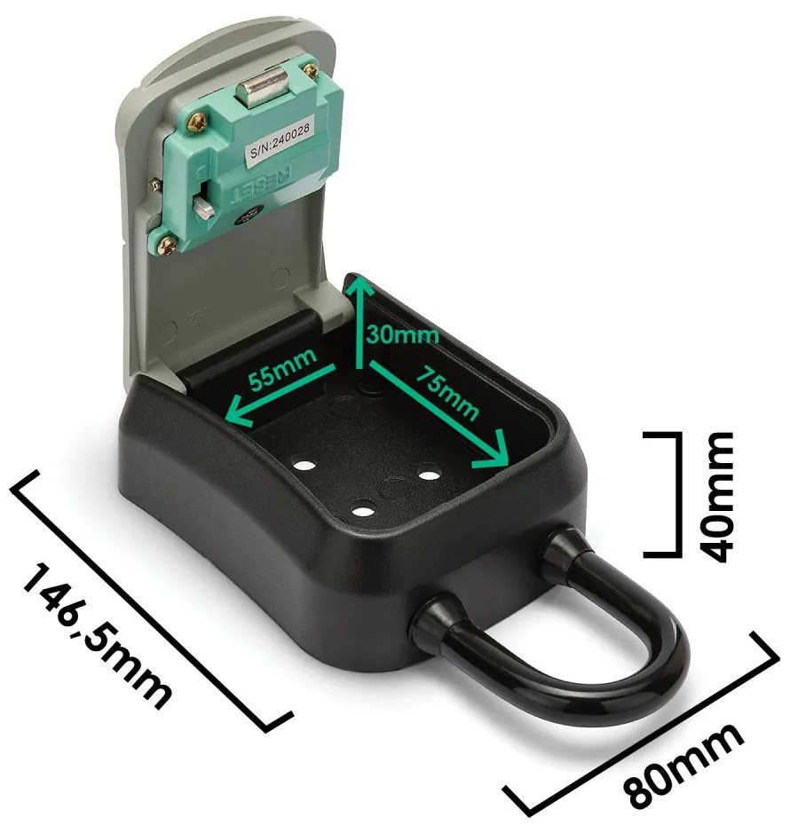 VELAMP Schránka na klíče IG012 s kódovou ochranou