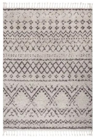 koberec BERGER RABAT GO526, krémovo hnědý střapce, Bergerský, Mar velikost 140x190 cm | krásné koberce cz
