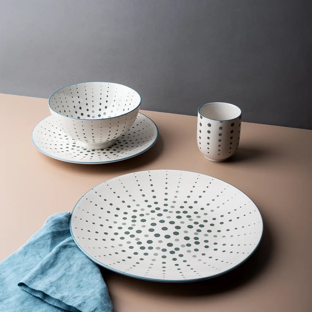 Porcelánový set 24 ks – Gaya Elements Earth - W0095 | BIANO