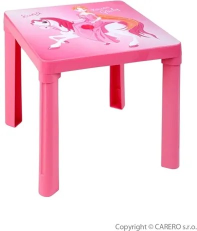 STAR PLUS | Nezařazeno | Dětský zahradní nábytek - Plastový stůl růžový | Růžová |