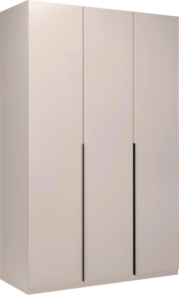 XXXLutz ŠATNÍ SKŘÍŇ S OTOČNÝMI DVEŘMI, kašmírová, 134/211/55 cm P & B - Šatní skříně - 000885001401