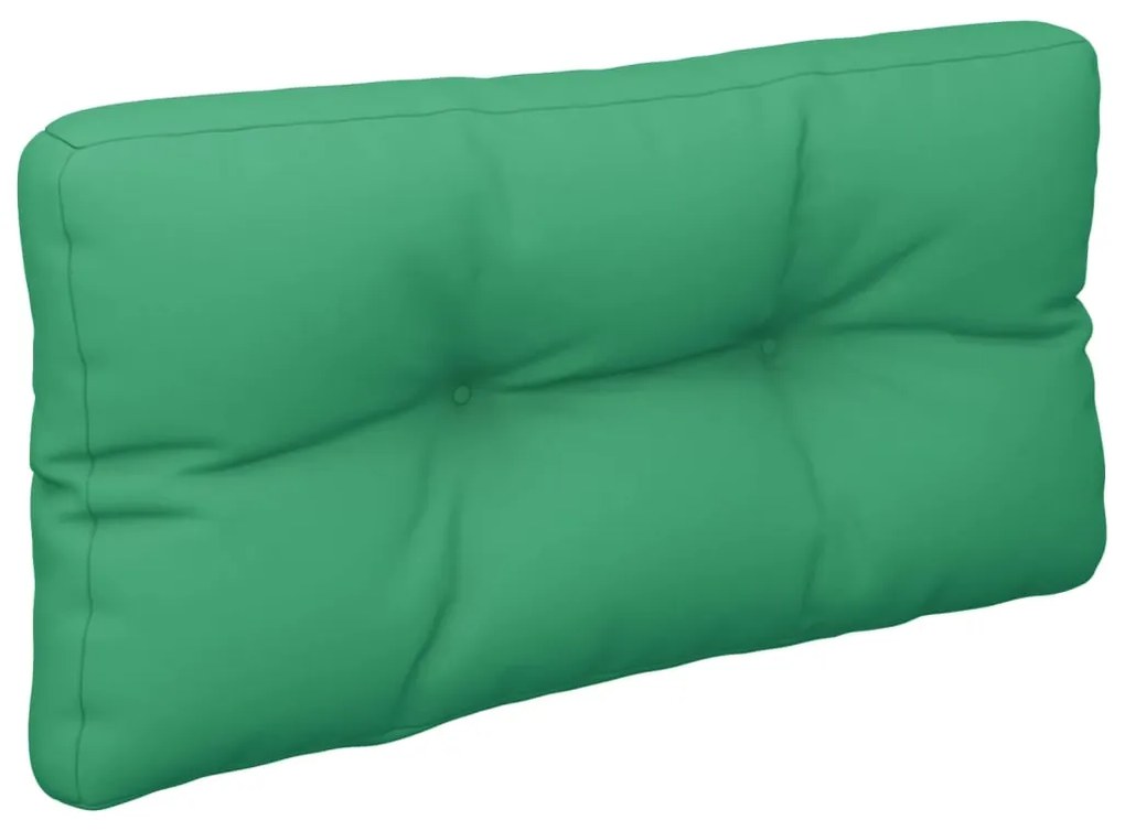 vidaXL Poduška na palety zelená 70 x 40 x 12 cm textil