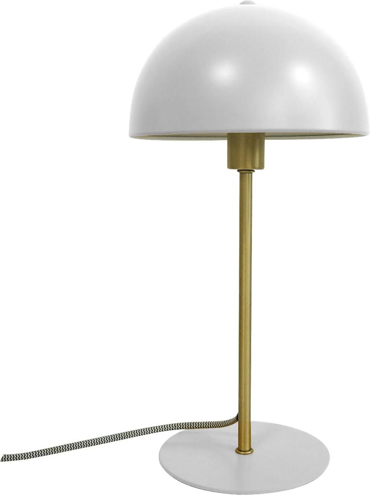LEITMOTIV Stolní bílá lampa Bonnet 20 × 20 × 39 cm