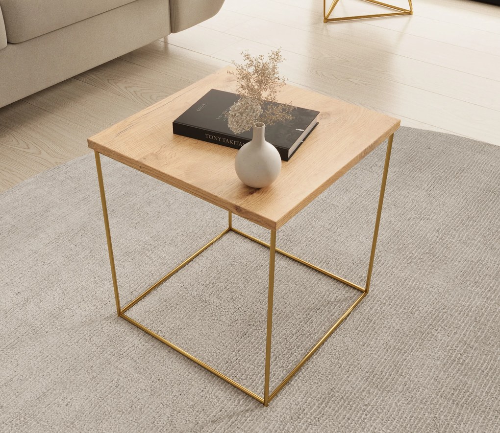ADRK Furniture Konferenční stolek Adina CT-ADI-G-OL