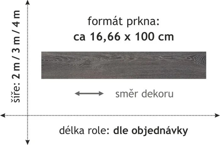 Beaulieu International Group, PVC podlaha - lino Master X 2963, na míru, šíře 3m, šedá, pvc, chodba / předsíň