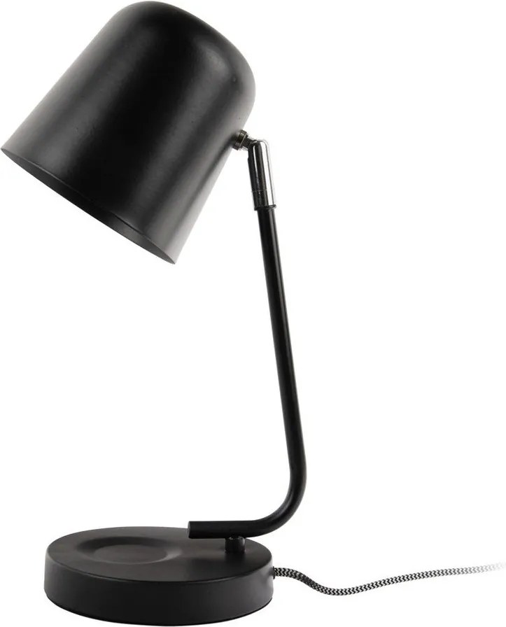 Černá stolní lampa (výška 38,5 cm) Encantar – Leitmotiv