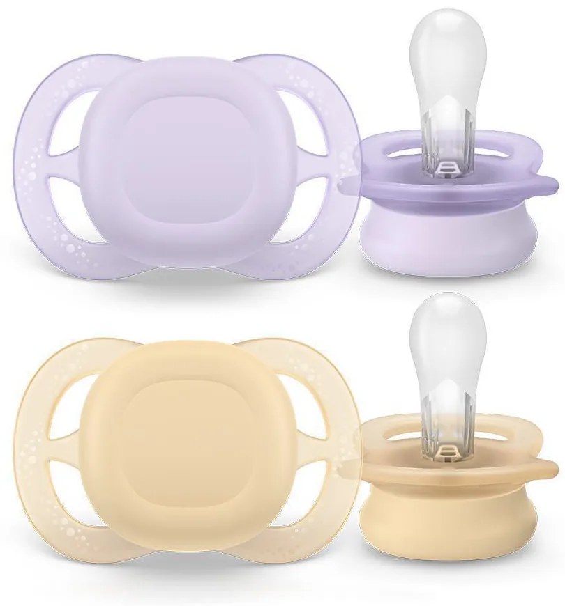 PHILIPS AVENT Šidítko Ultrastart neutral 0-2m 2 ks Philips Avent Dívka