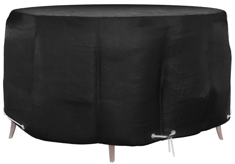 Plachta na zahradní nábytek 10 oček Ø 230 x 90 cm kulatá 319298