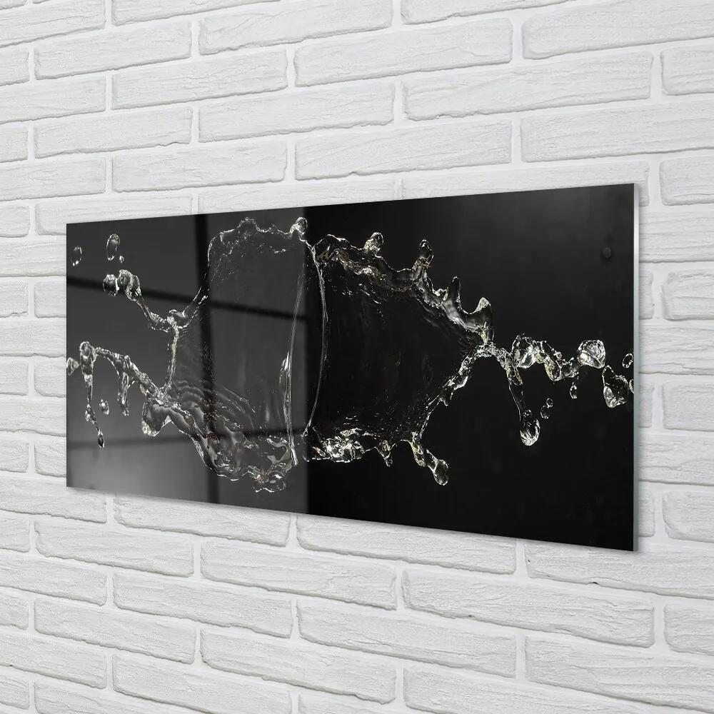 Obraz na skle Tryskání vodní kapky 120x60 cm