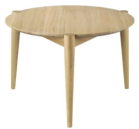 Odkládací stolek Søs z dubového dřeva Barva dřeva:: světlý dub, Šířka stolu:: 55cm