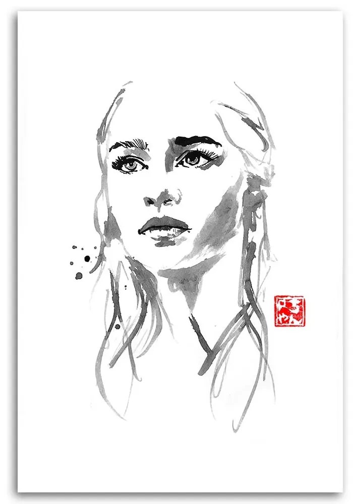 Gario Obraz na plátně Hra o trůny, Daenerys Targaryen - Péchane Rozměry: 40 x 60 cm