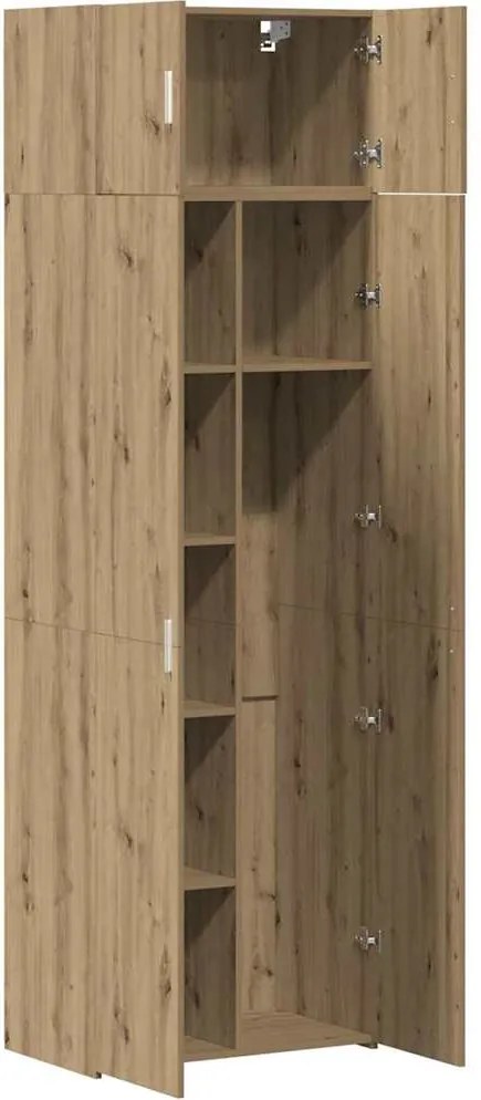 Úložná skříňka 3 ks Artisanový dub 70 x 42,5 x 185 cm 3365633