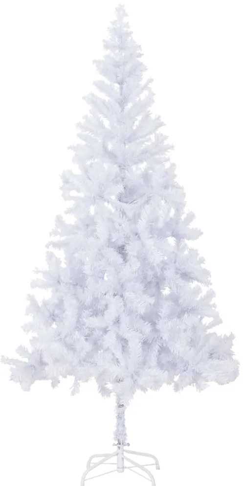 242421 vidaXL Umělý vánoční stromek s ocelovým stojanem 210 cm 910 větviček