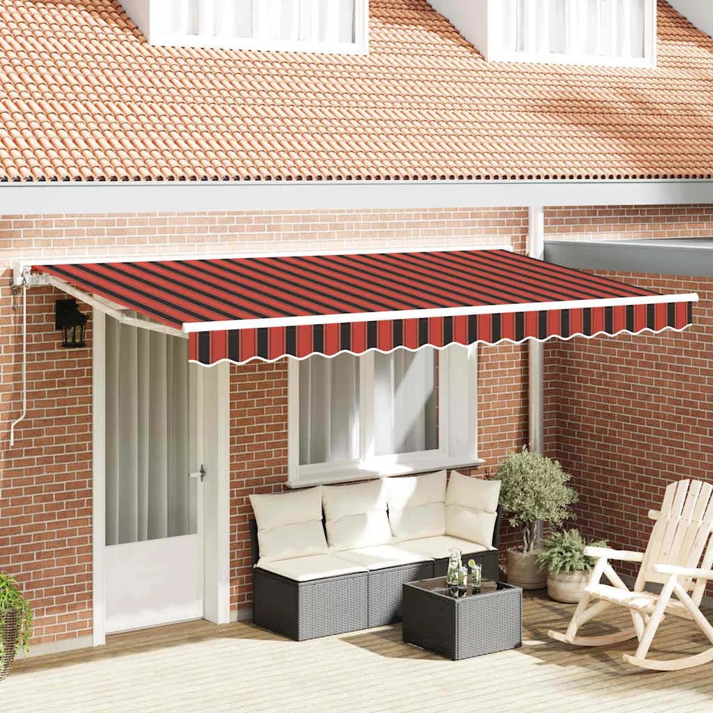 Rám markýzy Oranžová a Černá 350 x 200 cm 3329662