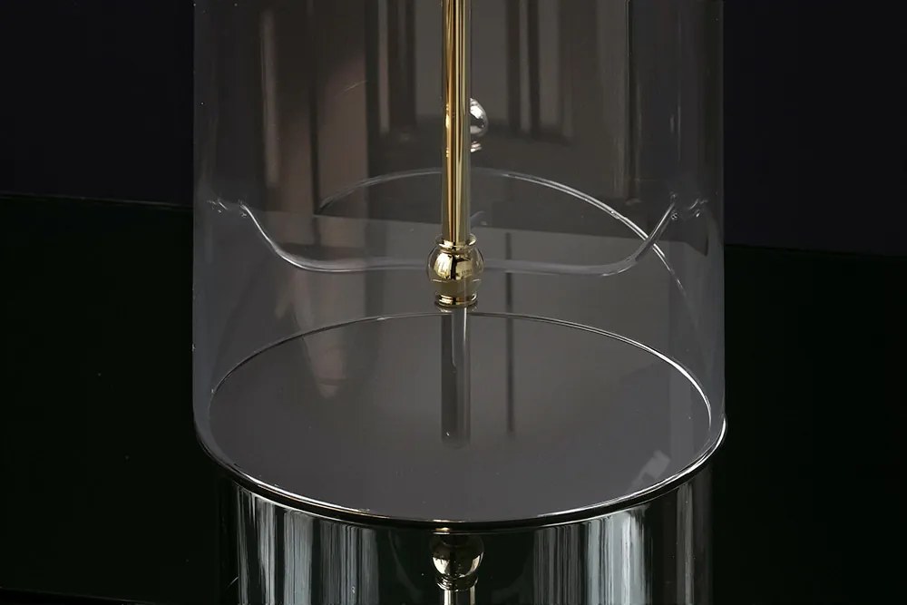 Designová stolní lampa Gellert 47 cm zlatá