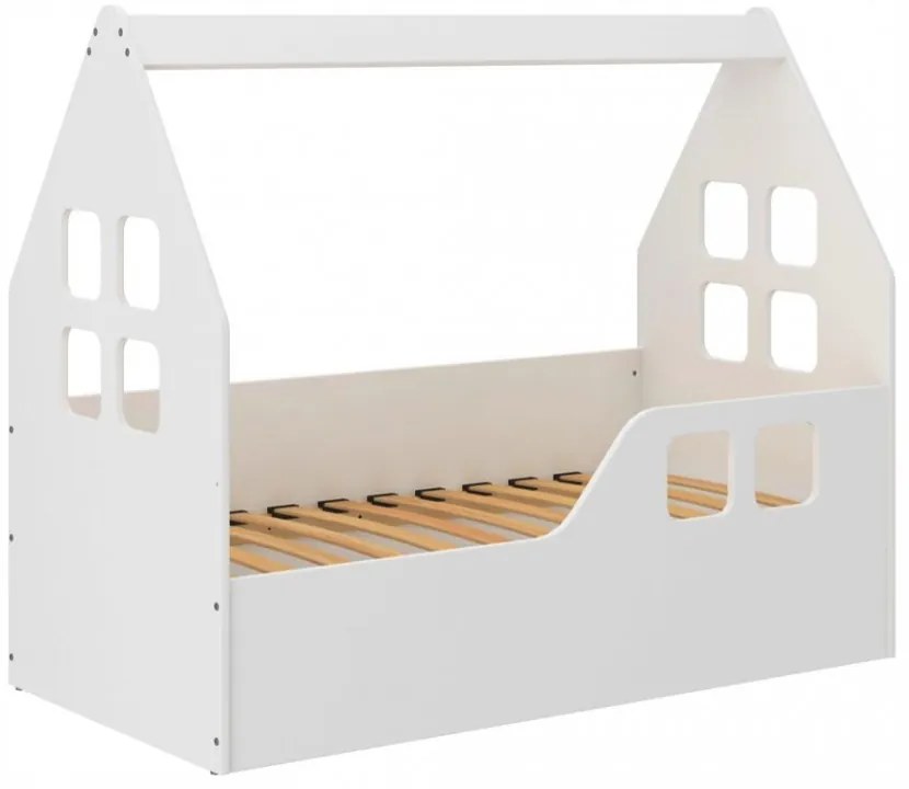 Originální dětská postel ve tvaru domečku 160 x 80 cm