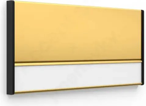 ACCEPT Dveřní tabulka ACS 187 x 93 mm - zlatá tabulka
