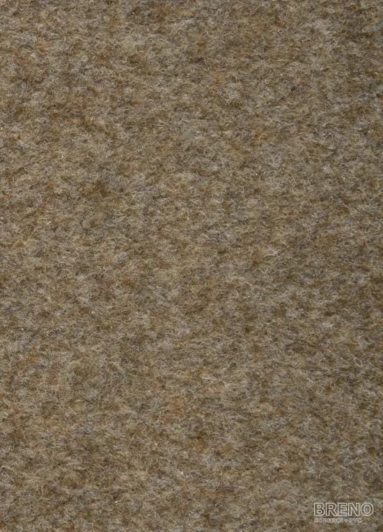 Metrážový koberec zátěžový New Orleans Res 770 hnědý - šíře 4 m
