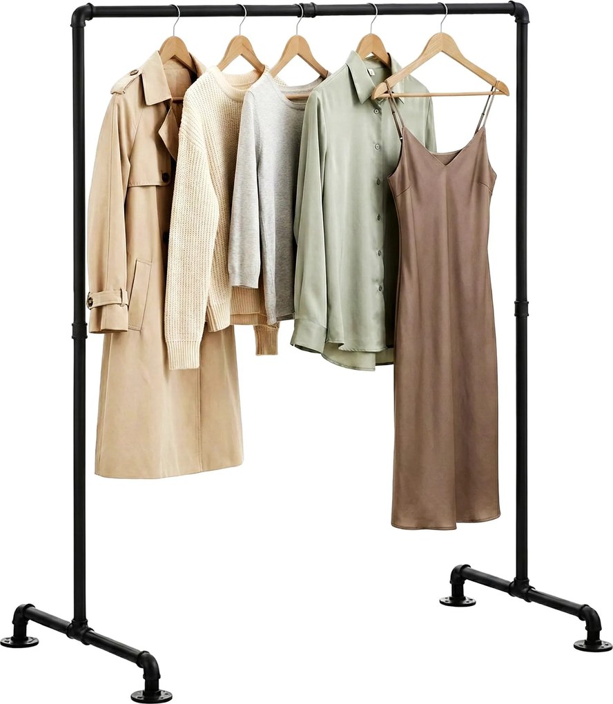 Stojan na oblečení Jersey 55x120x150 – černá