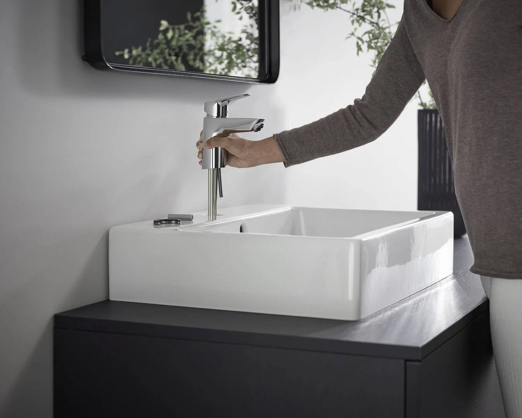 Hansgrohe Logis, umyvadlová baterie s výpustí, chromová, 71070000